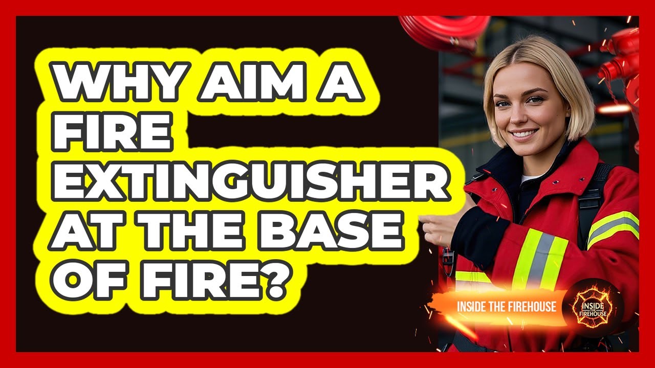 Why Aim a Fire Extinguisher at the Base of Fire? - YouTube