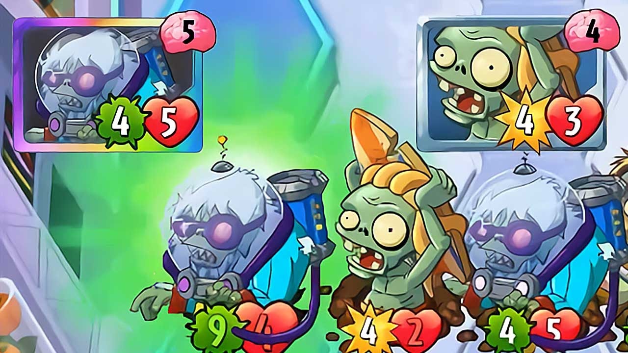Plants vs Zombies Heroes - Cryo Yeti Gameplay with Surfer Zombie - YouTube