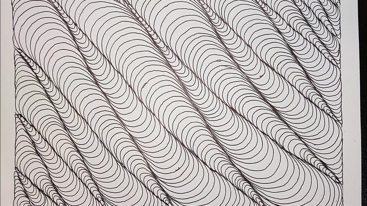 Pattern 4 |How to draw patterns|Doodle patterns|zentangle patterns ...