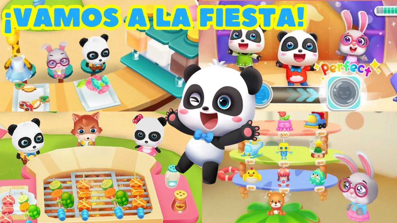 Las Superfiestas del BEBE PANDA y sus amigos - YouTube