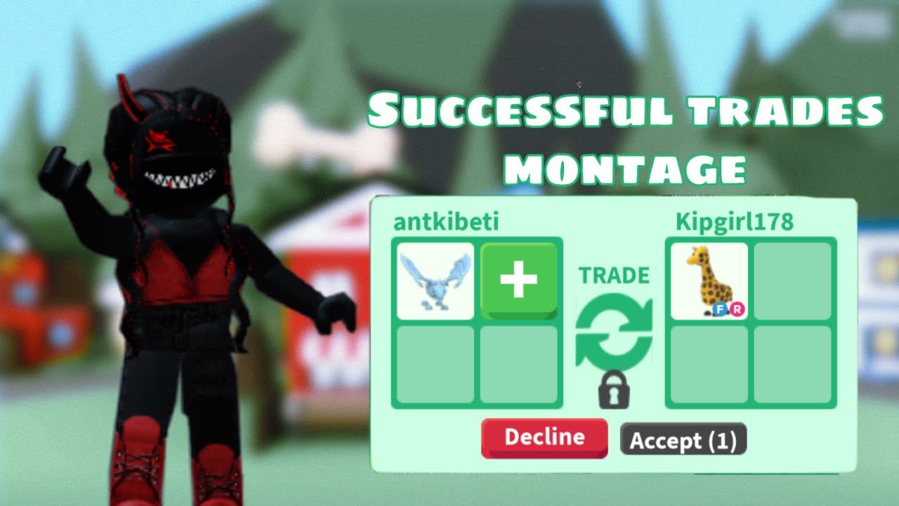 Successful Trades Montage | Adopt me - YouTube
