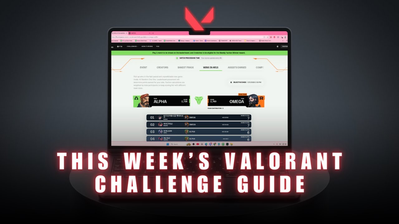 Win Faster This Week – How To Complete Valorant Alpha vs Omega AR1s ...