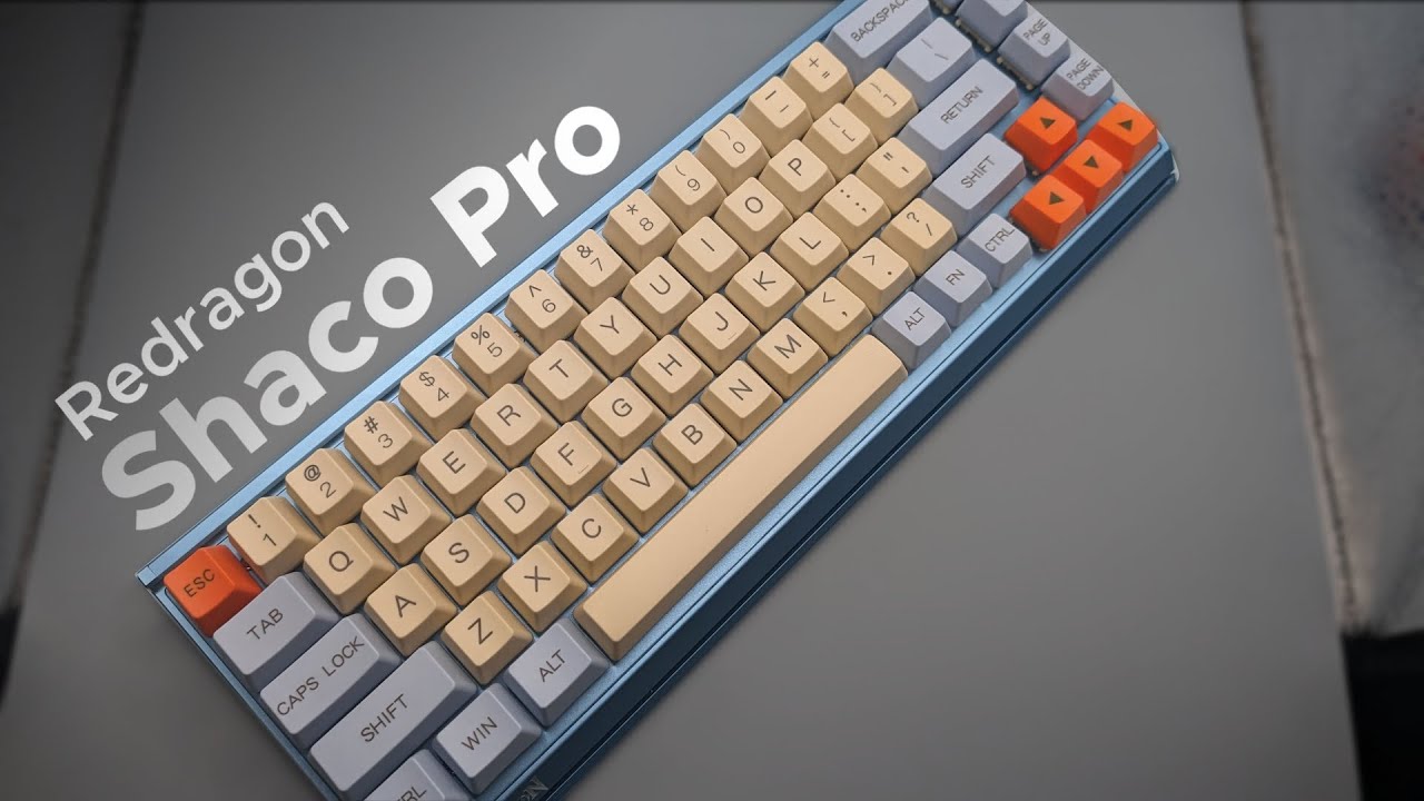 Modding the Redragon Shaco Pro Aluminum Keyboard PET Mod / LDPE Mod ...