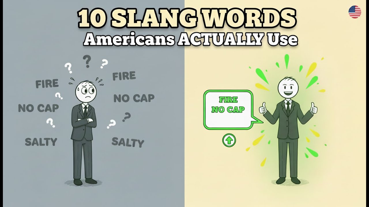 10 American Slang Words You'll Hear EVERYWHERE (Fire, No Cap, Slay ...