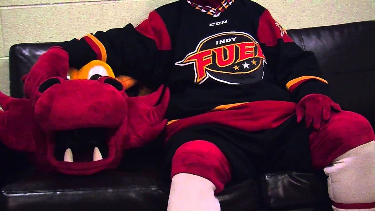 Indy Fuel Mascot: Nitro - YouTube