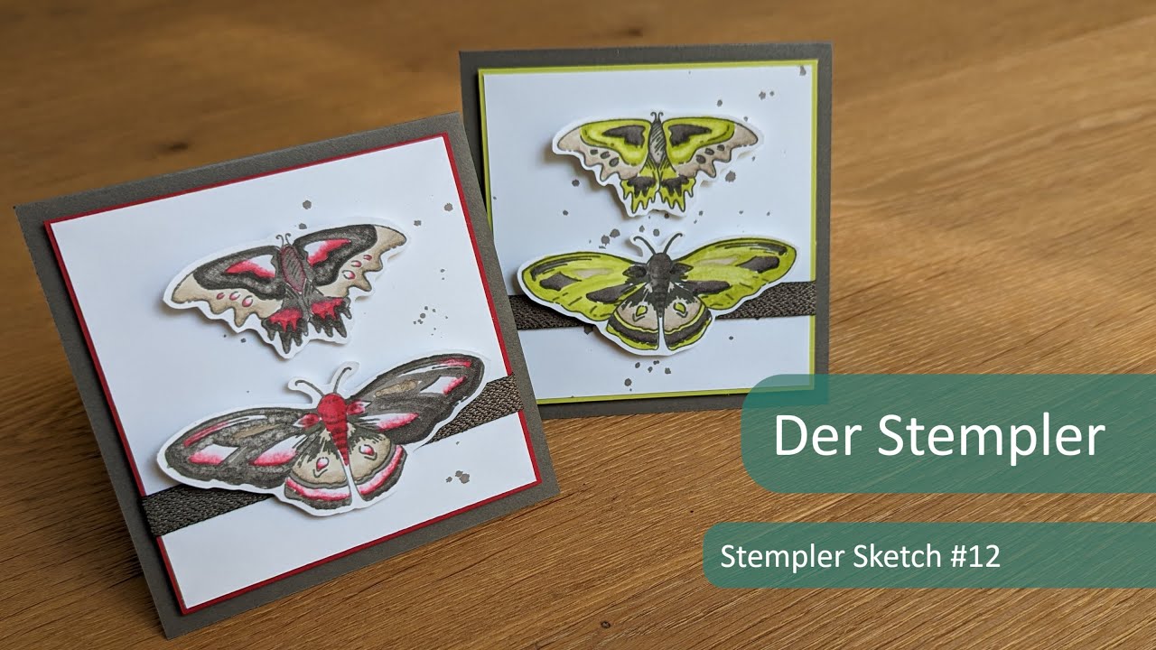 Stempler Sketch #12 -- Night of Flight | Der Stempler ~ Stampin Up ...
