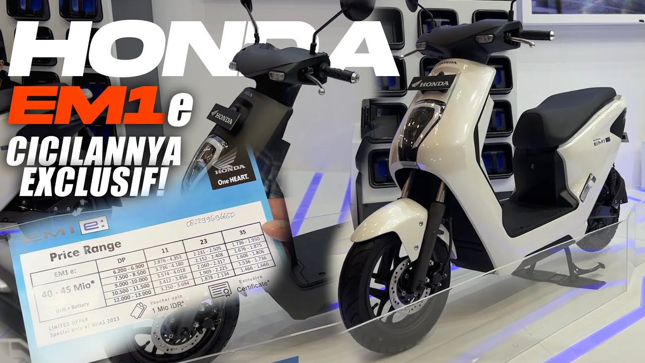 INI DIA CICILAN MOTOR LISTRIK HONDA EM1e: BISA DI PESAN (impressi,harga ...