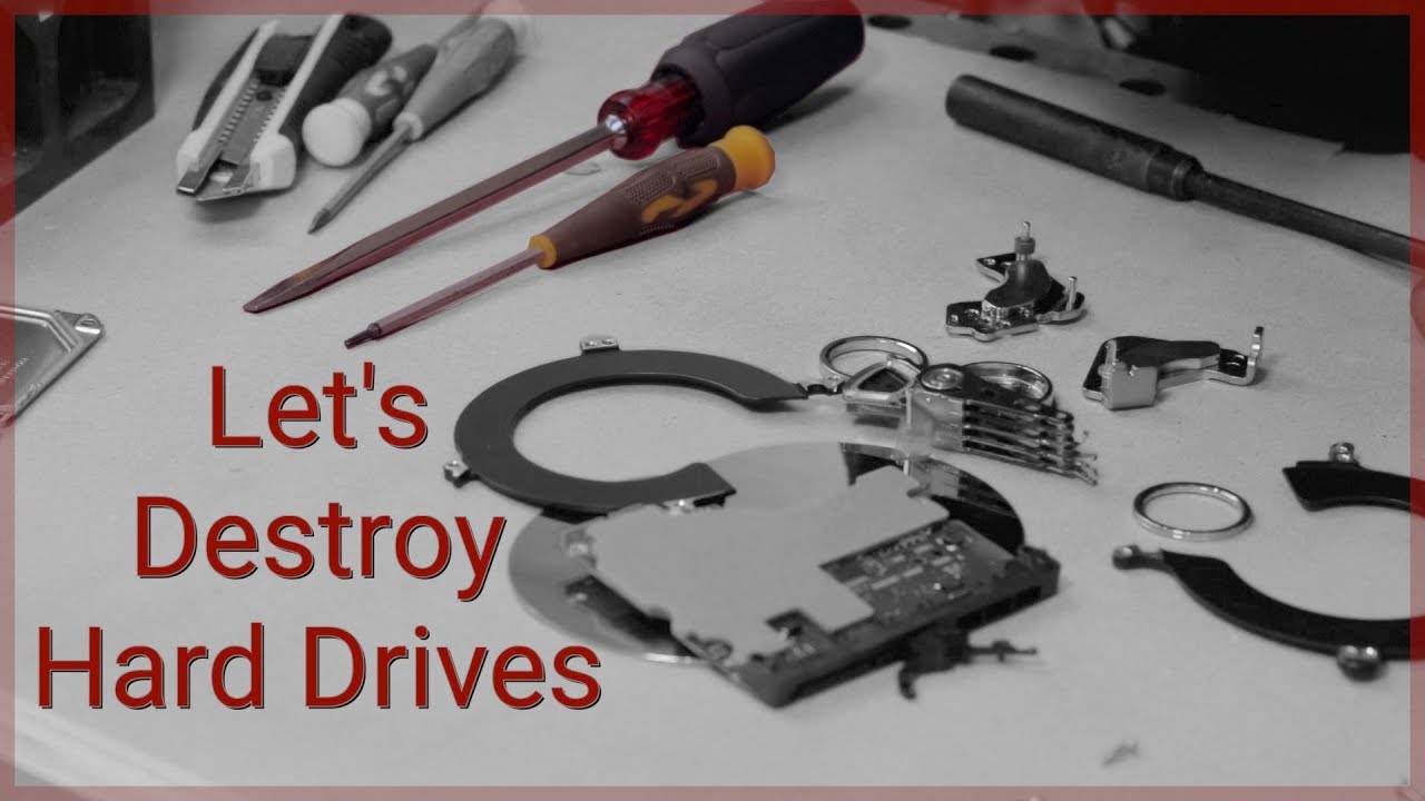 Let's Destroy a Hard Drive! - YouTube