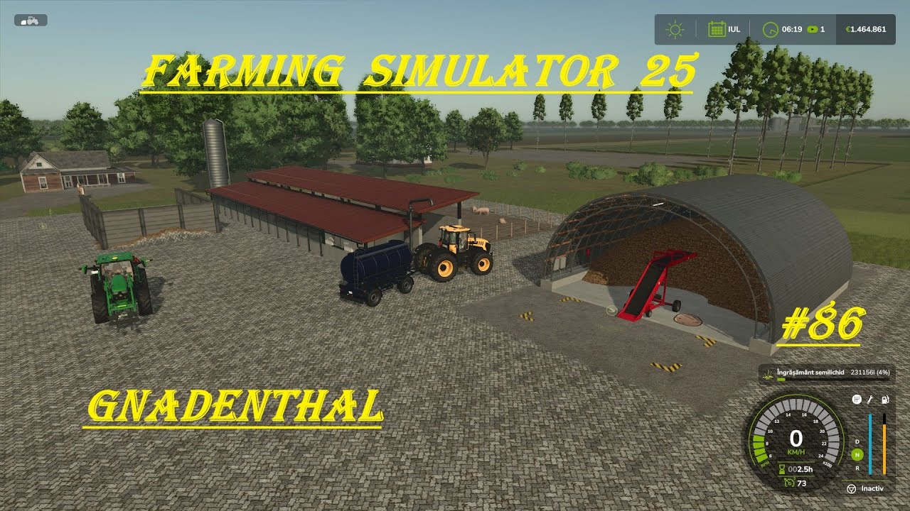 FS25-Gnadenthal-#86-Fac curat la hambarele de bivolite si porci . - YouTube