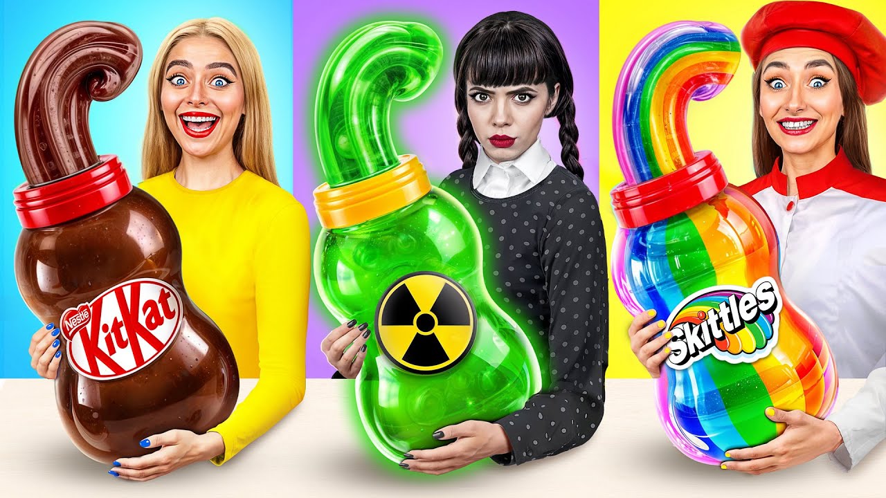 Кулінарний Челендж: Уенсдей Проти Бабусі | Божевільний Челендж Multi DO ...