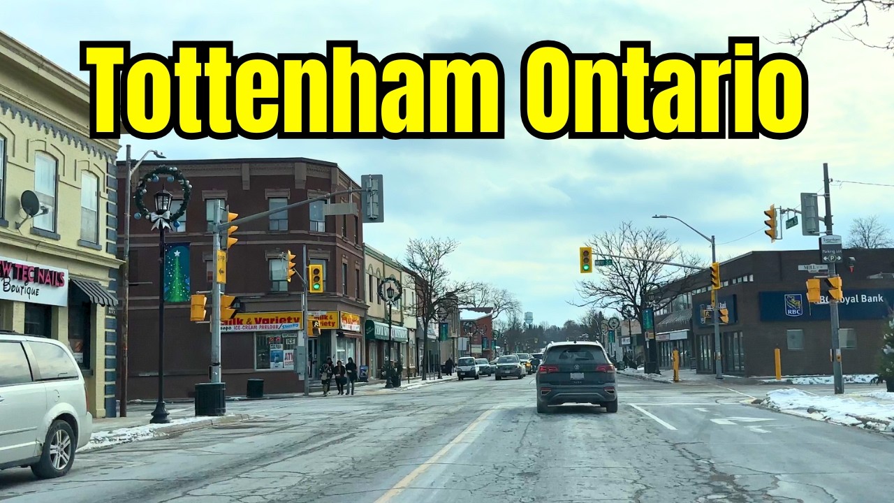 Exploring Tottenham Ontario By Car - It's Like A New Town - YouTube