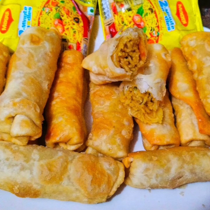 Maggie Spring roll Recipe ️ / Quick & easy #viral #yshorts # ...