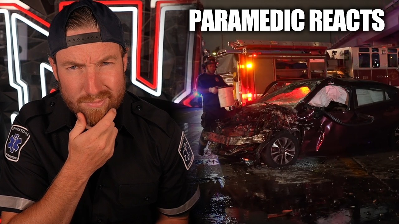 Paramedic Reacts - I Spent 24 Hours with 911 Paramedics - YouTube