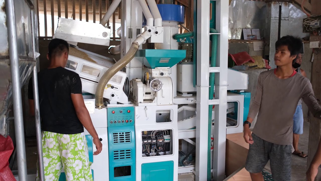 Philippines Compact Multipass Rice Mill Bato Leyte 1 - YouTube