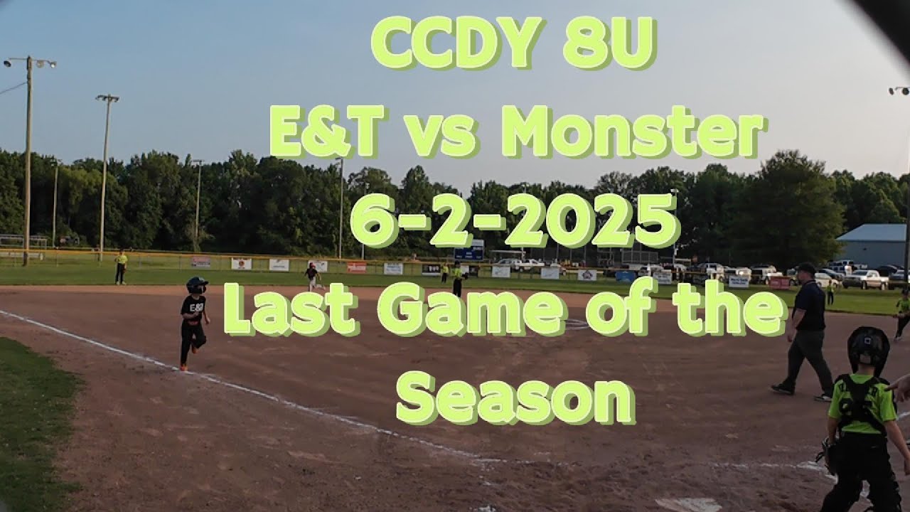 CCDY 8U E&T vs Monster 6 2 2025 - YouTube