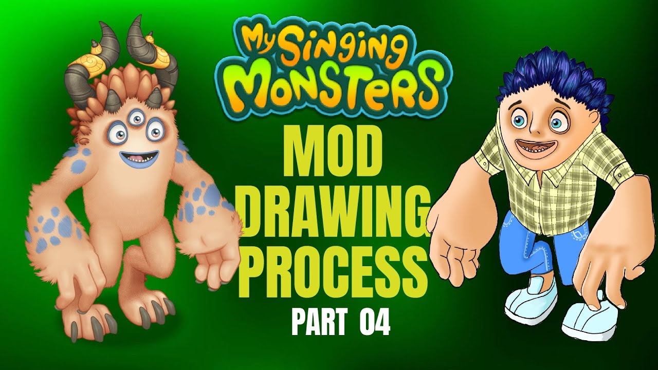 Mod Drawing Process / My Singing Monsters / Part 4 - YouTube