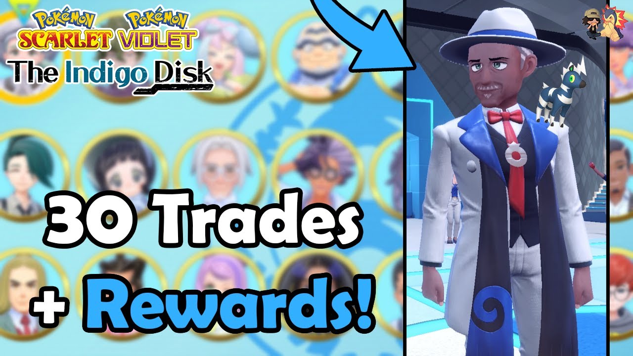 ALL Special Coach Trades + Rewards In The Indigo Disk! | Pokémon ...