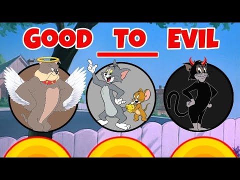 Tom & Jerry Characters Good To Evil!😇😈🐱🐁 - YouTube