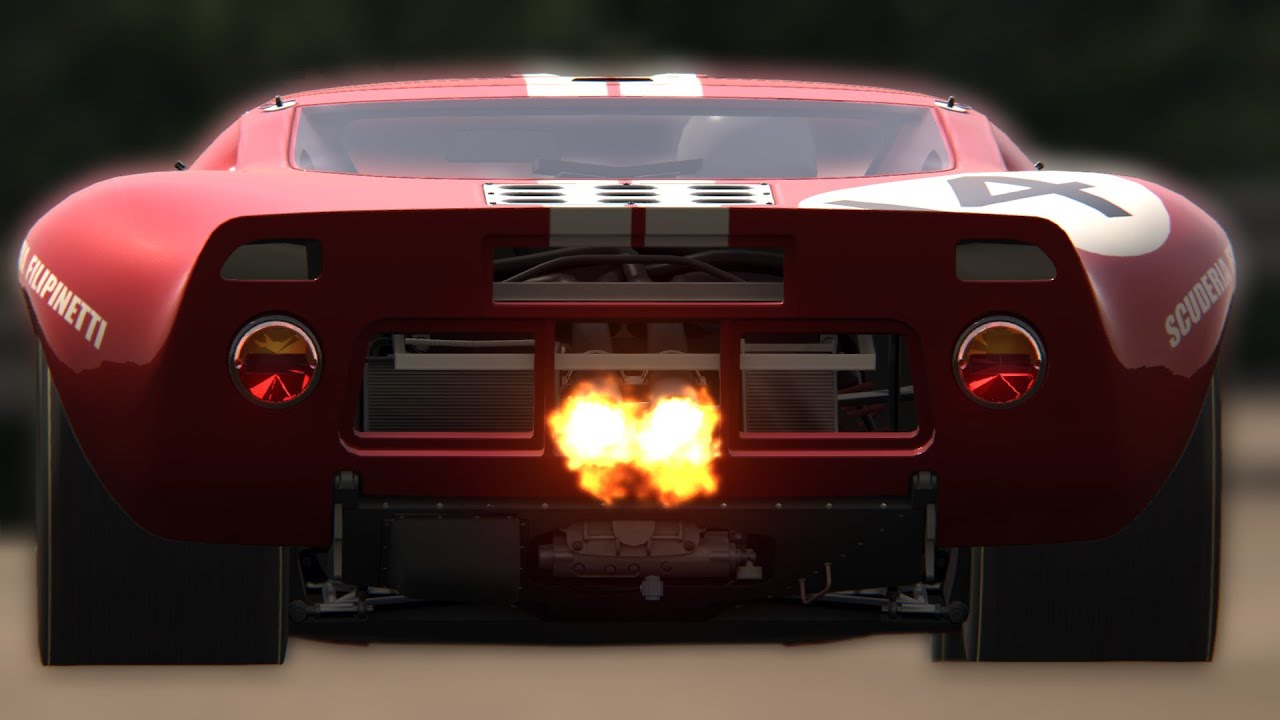 Beautiful engine sound of Ford GT40 in Assetto Corsa. - YouTube