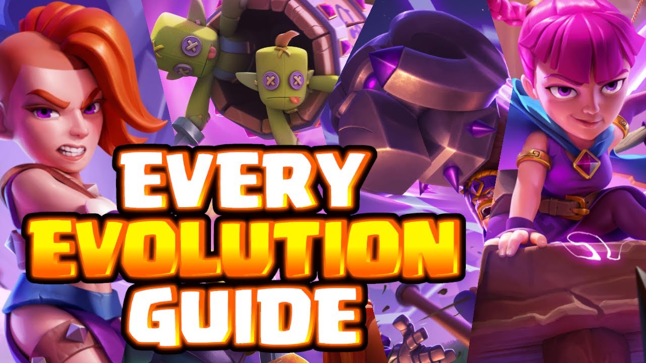What Every Evolution Does In Clash Royale Guide - YouTube