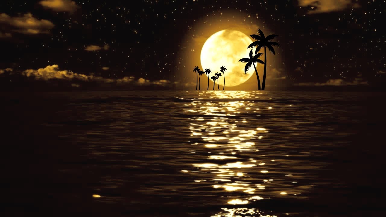 Night Sea and Full Moon: Soft Relaxing Music for Sleep & Meditation ...