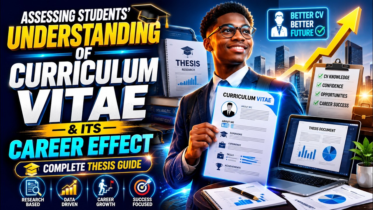 Assessing Students’ Understanding of Curriculum Vitae and Its Career ...