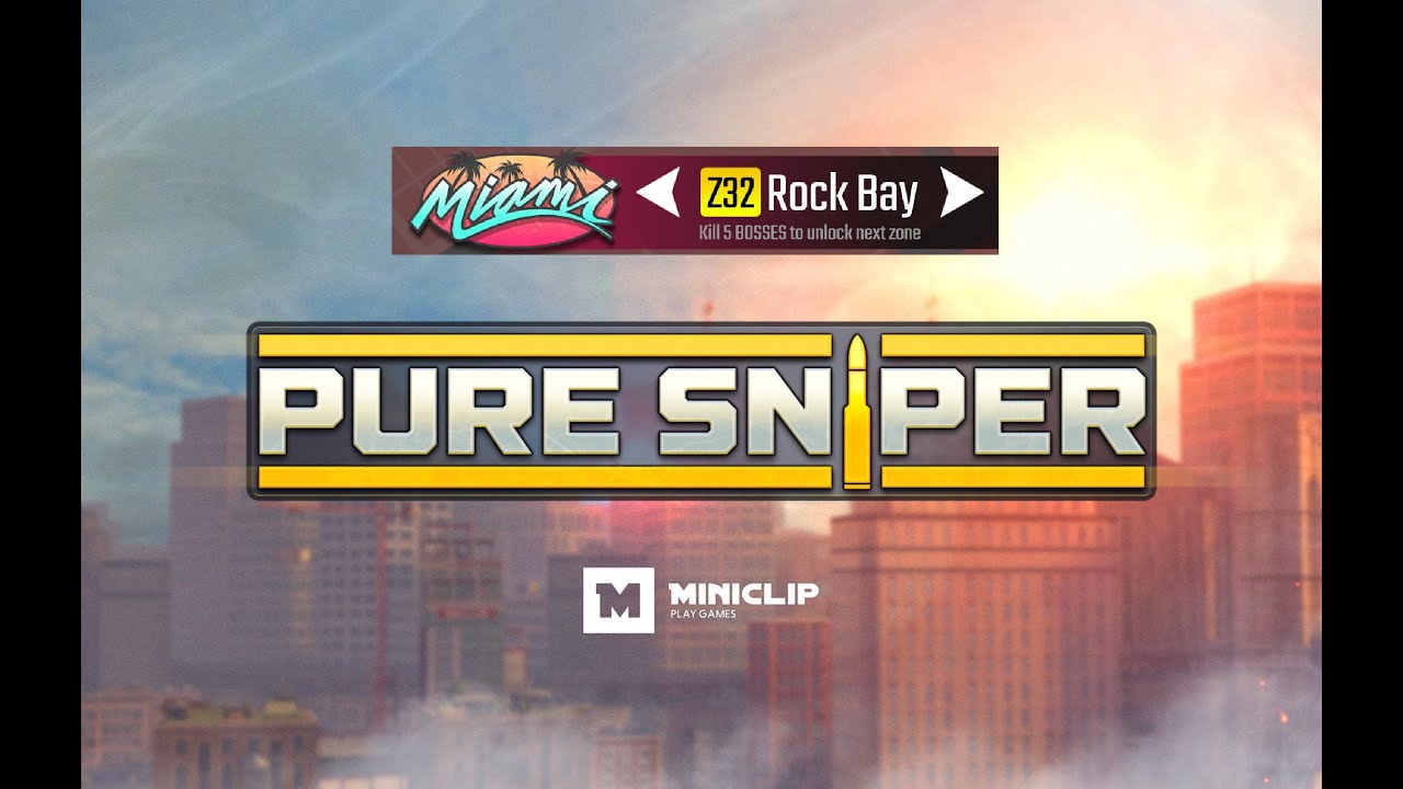 Pure sniper прохождение зоны Miami Rock Bay Z32 332 З32 - YouTube