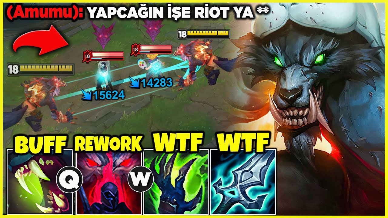 WARWİCK REWORK VE BUFF !! DELLENİYOR ÇAR UZAKTAN ATLIYOR !! - YouTube
