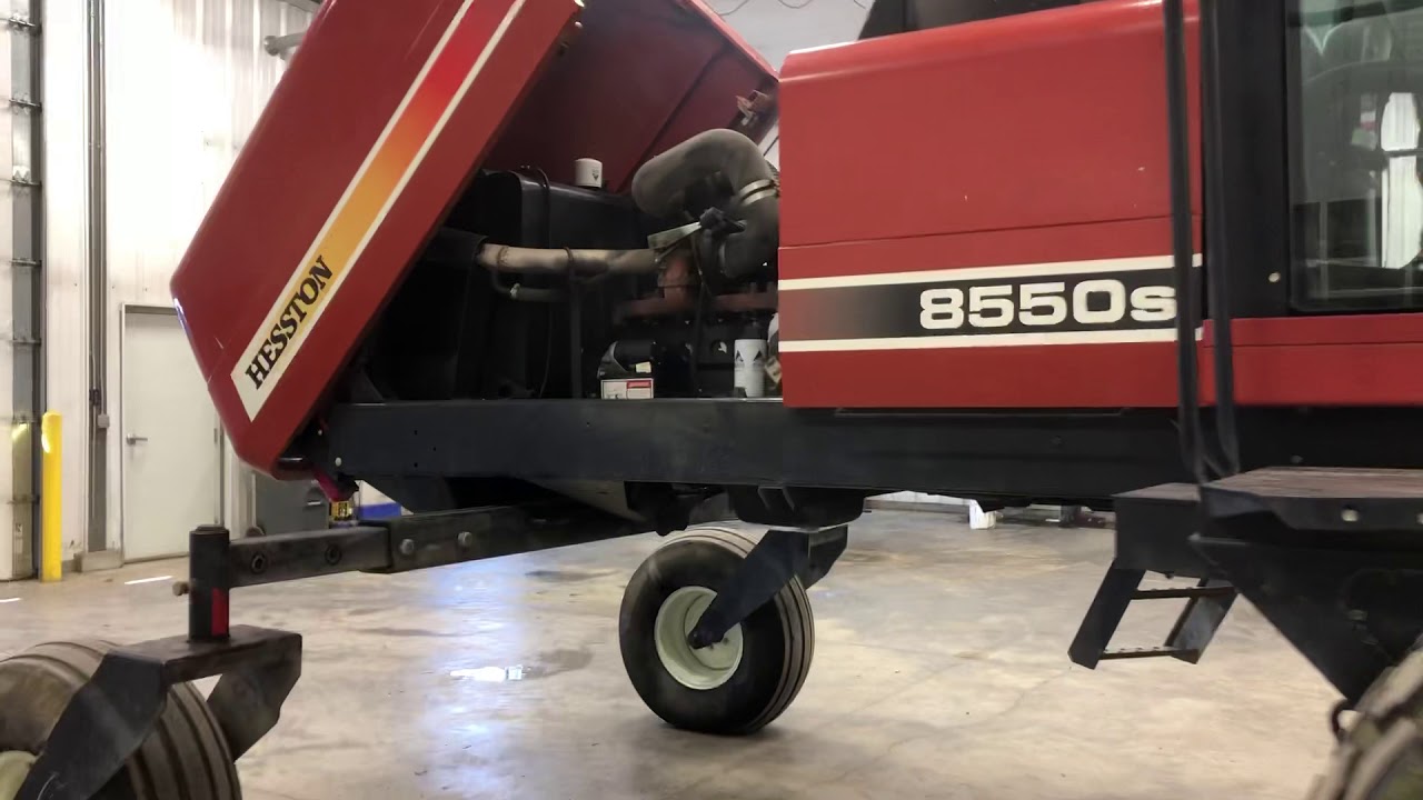 BigIron Online Auction, 2001 Hesston 8550 Swather, Sells December 18 ...