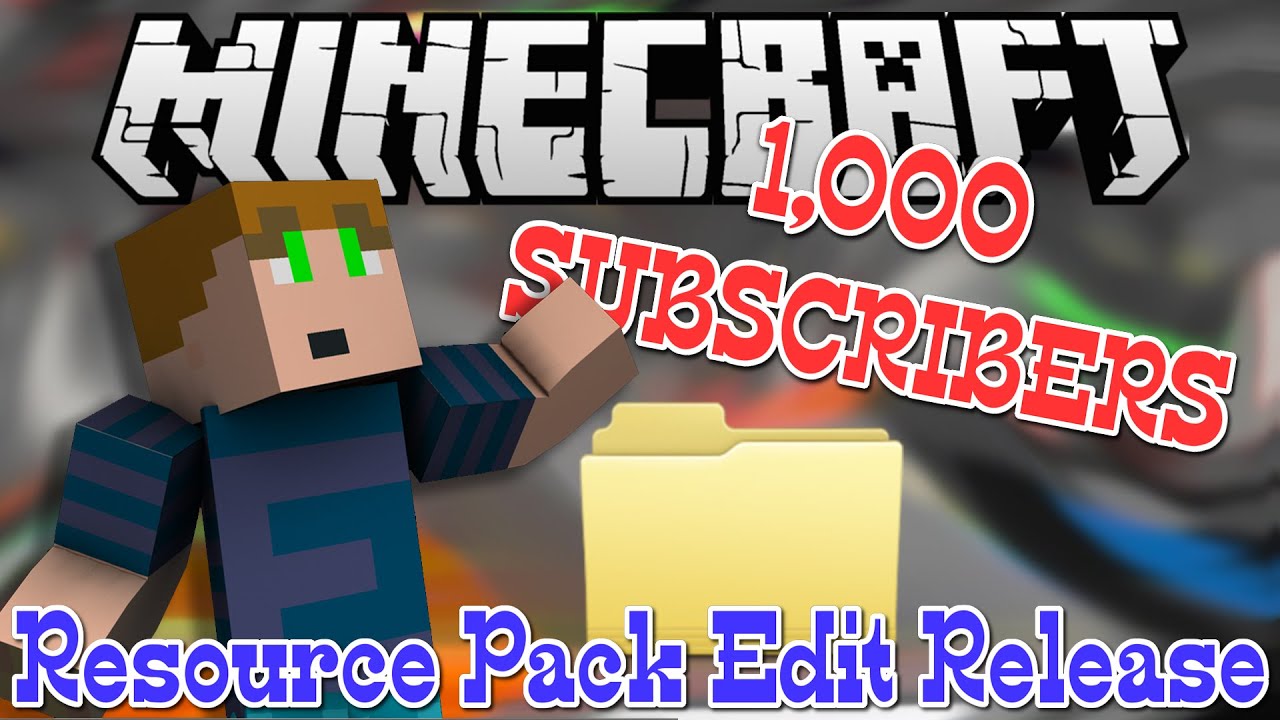 Minecraft: 1,000 Subscribers - Resource Pack Edit Release - YouTube