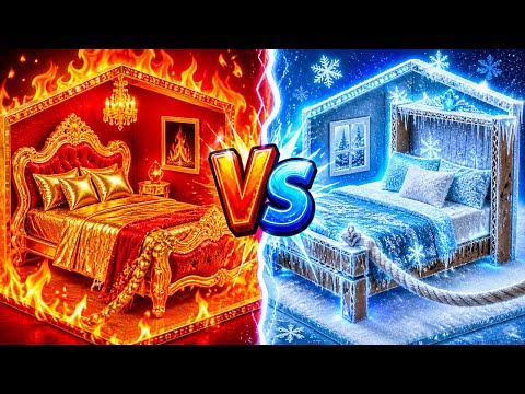 Sıcak vs Soğuk Bebek Evi Parlatma 🔥❄️ 123 GO! LIKE ile Çılgın Kendin Yap Dönüşümü