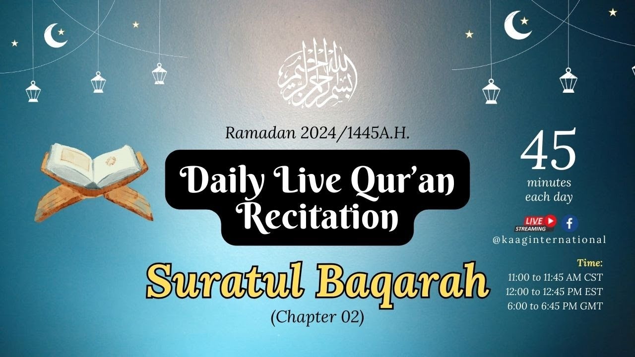 Live Qur'an Recitation - Day 06 - YouTube