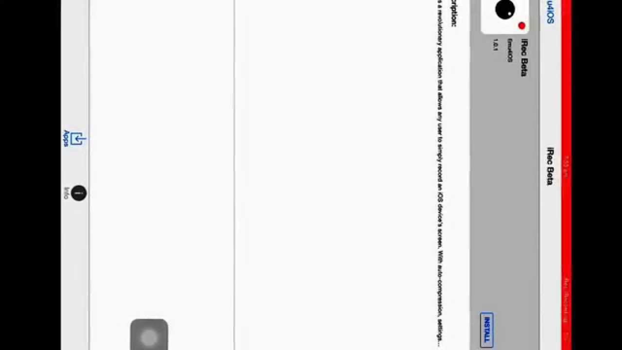 How to get a screen recorder on your IPAD using emu4ios ( irec ) - YouTube