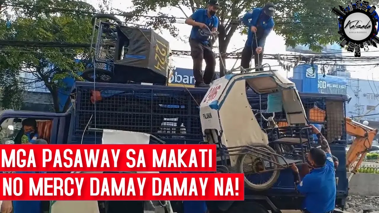 DAMAY DAMAY NA LAHAT! N0 N0 M E R C Y! MGA PASAWAY SA MAKATI - YouTube