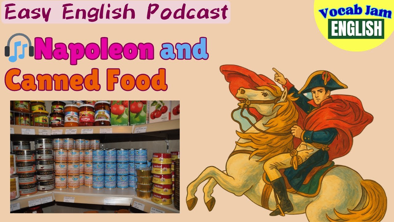 Easy English Podcast | Napoleon and Canned Food 🍑📦 - YouTube
