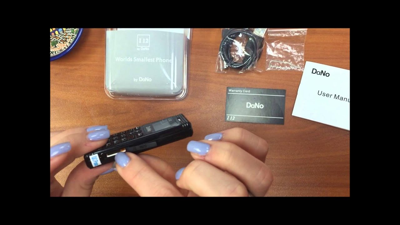Unboxing of DaNo I12 - The Smallest Phone in the World - YouTube
