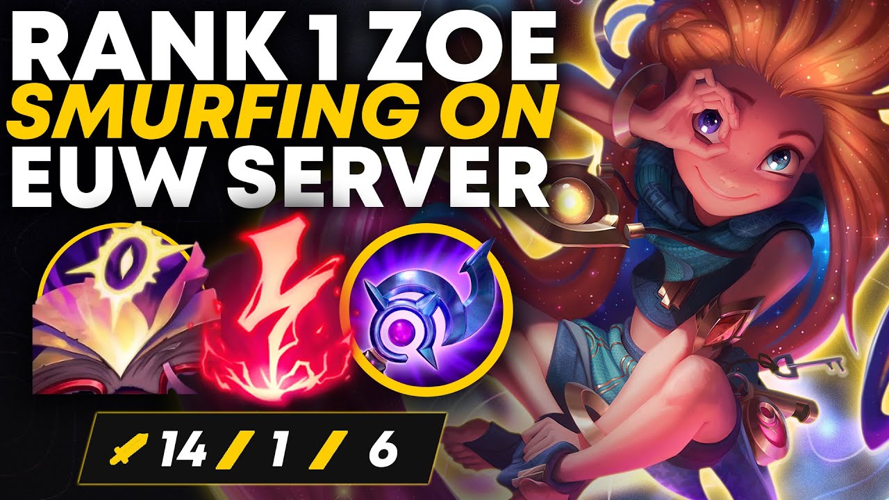 CHALLENGER RANK 1 ZOE DEMOLISHING EUW DIAMOND SOLO Q!! | Detention ...