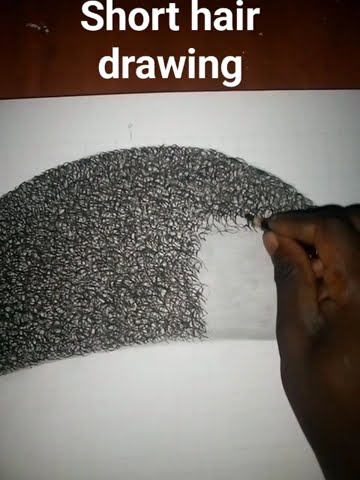 short hair drawing Gracious Arts - YouTube