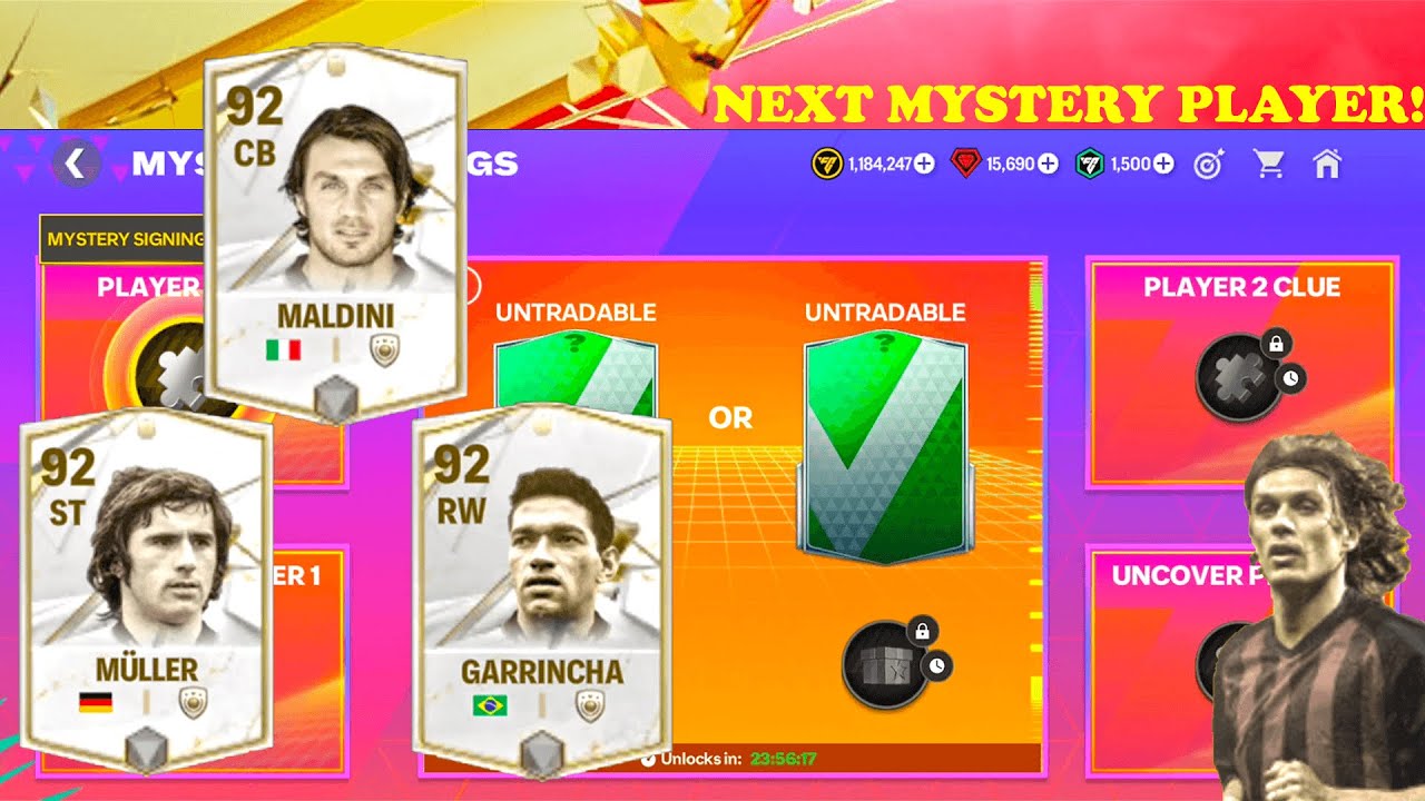 NEXT MYSTERY PLAYER!! FREE 92 OVR ICON! NEW MYSTERY PLAYER MILESTONE ...