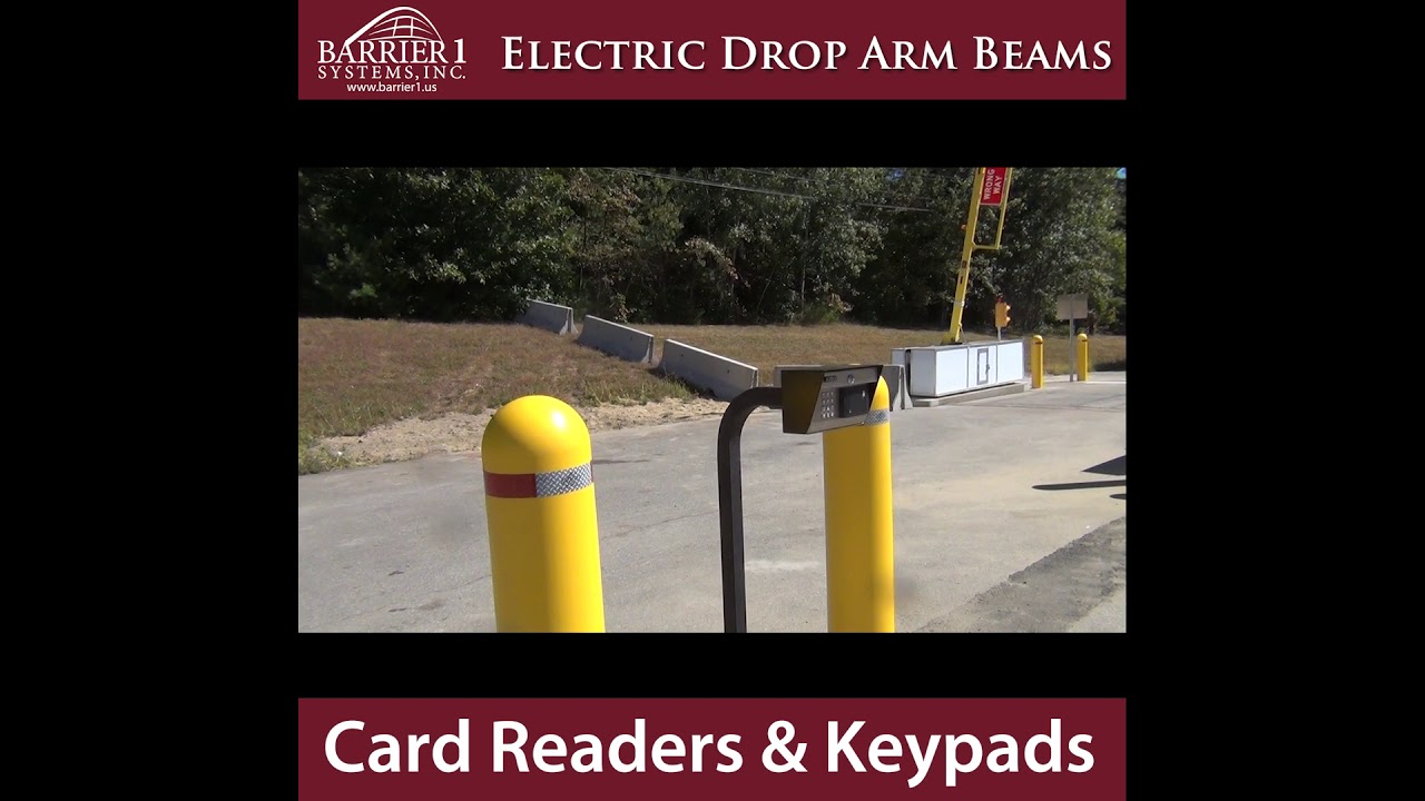 Electric Drop Arm - Barrier1 Systems, Inc. - YouTube