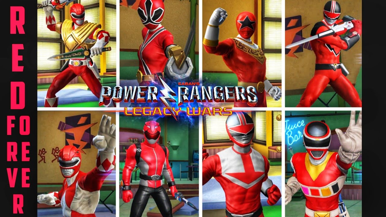 Red Forever - Power Rangers Legacy Wars - YouTube
