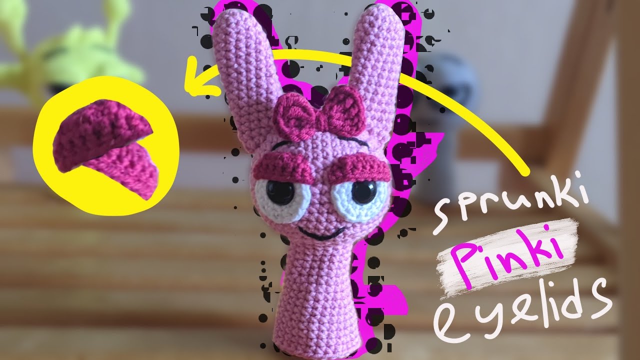 Crochet Pinki sprunki's eyelids / Step-by-Step tutorial 🧶 - YouTube