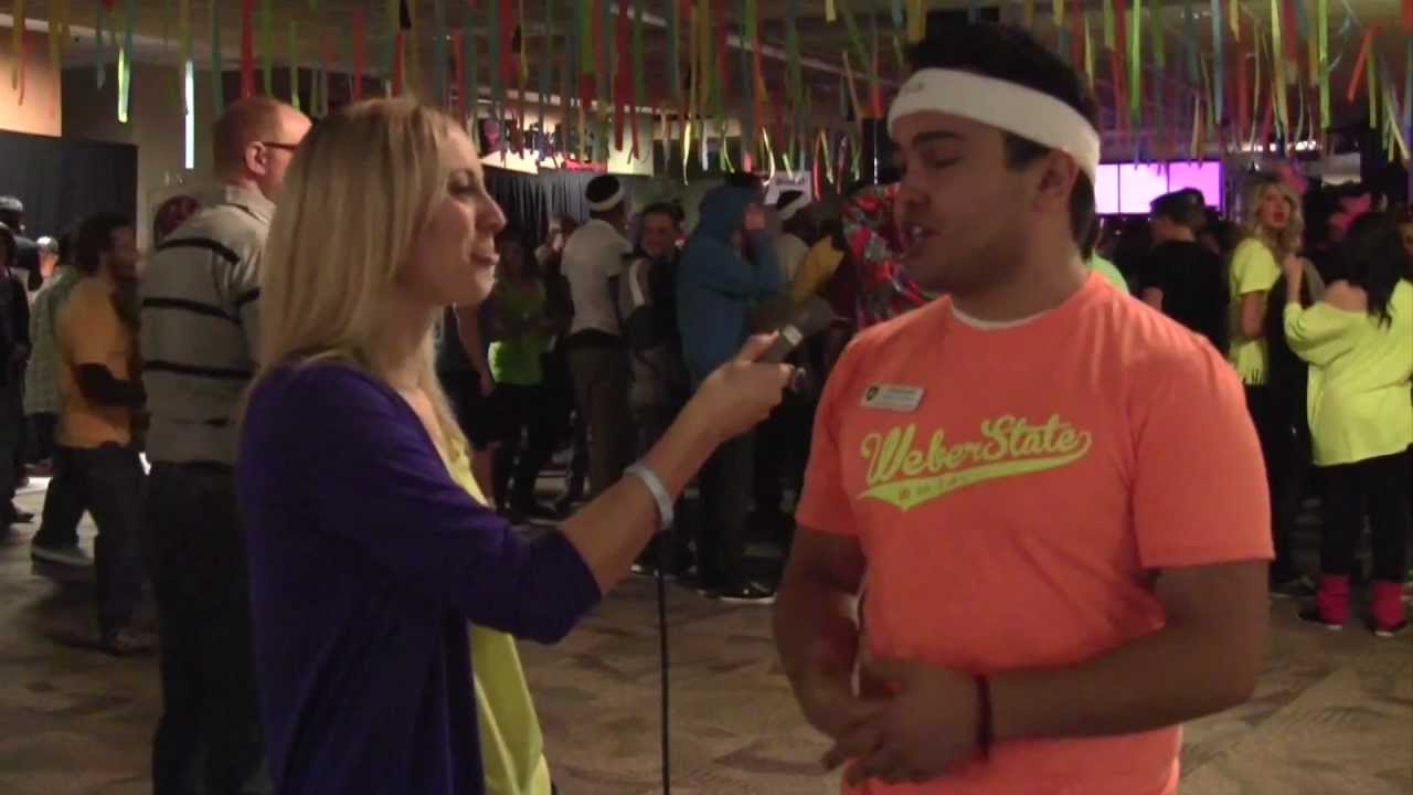 '80s Neon Dance Party at Weber State University - YouTube