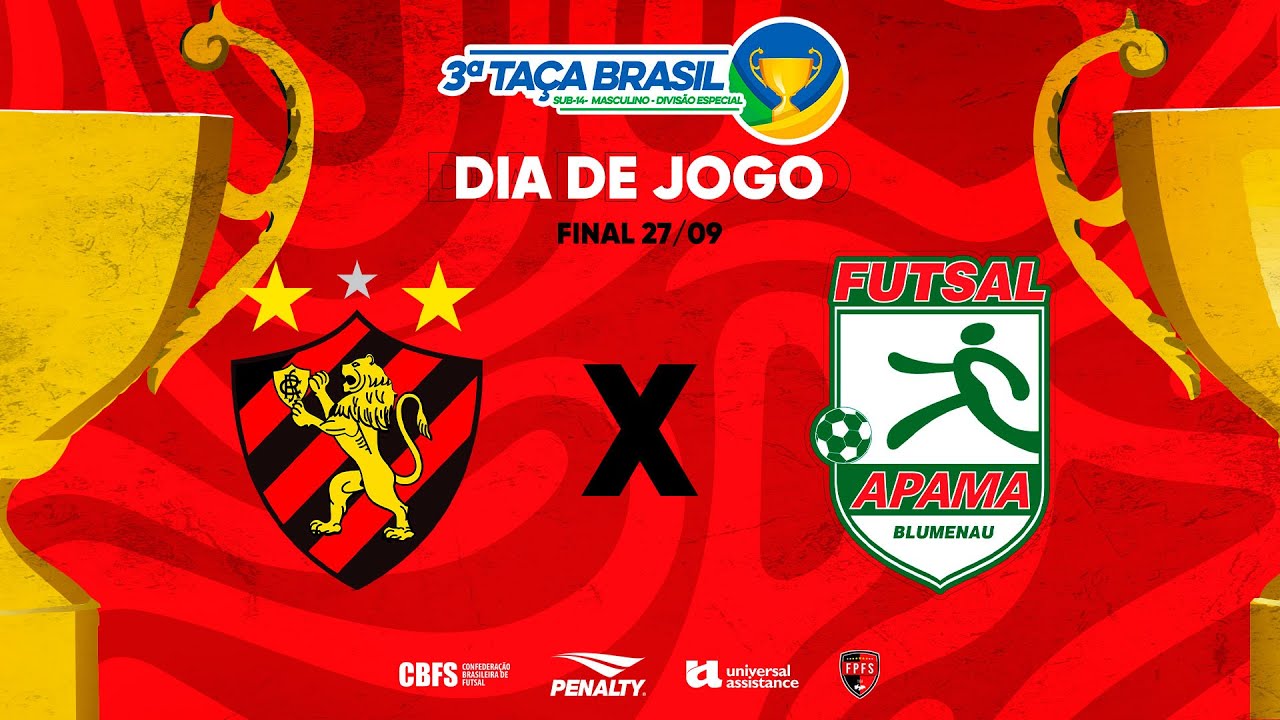 Taça Brasil Sub14 Masc. Especial | Sport Recife x Apama | Final | Ao ...