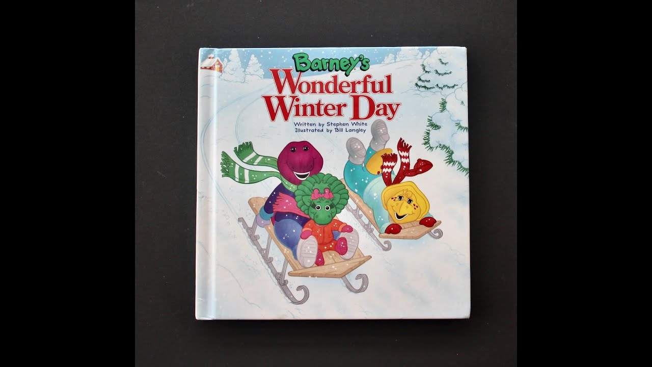 Barney's Wonderful Winter Day (1994 Book) - YouTube