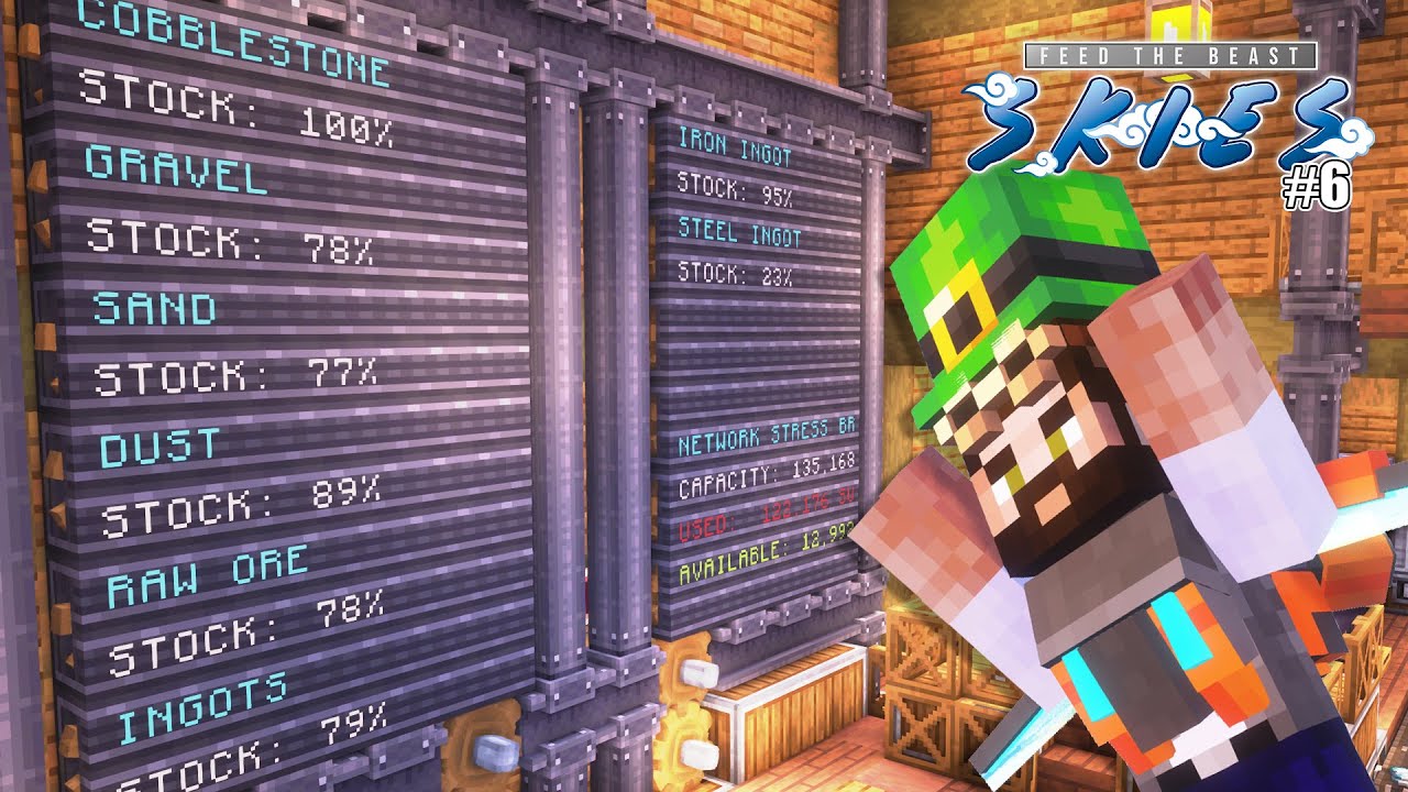 I finished my MEGA ore processing factory in Create Mod | FTB Skies #6 - YouTube