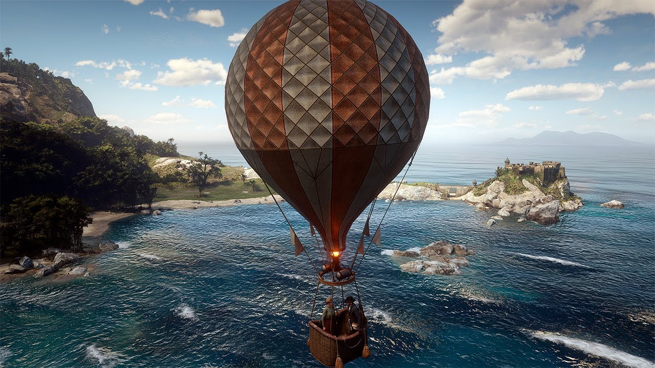 Trying to control Hot Air Balloon in Guarma | RDR2 Mods - YouTube
