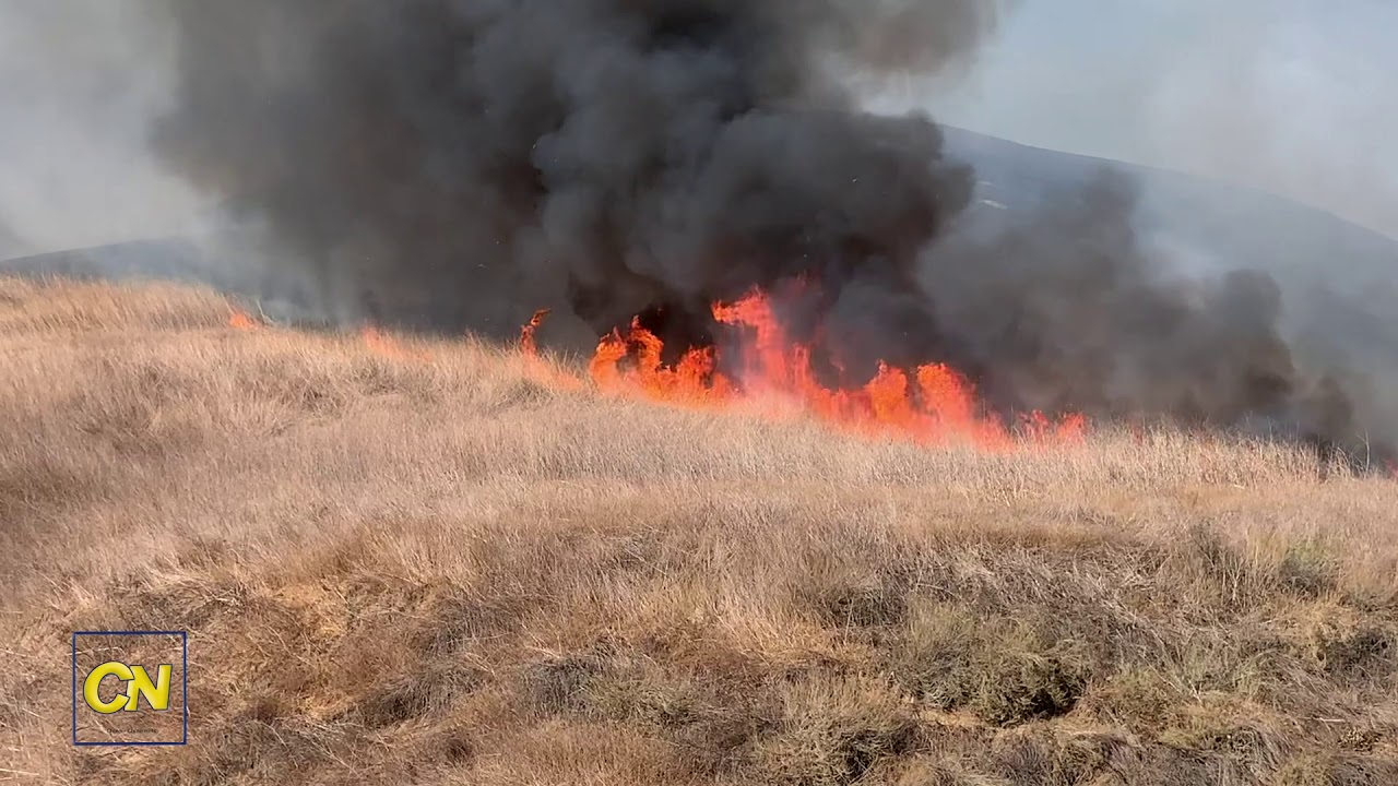 Blue Ridge Fire in Chino Hills ! - YouTube