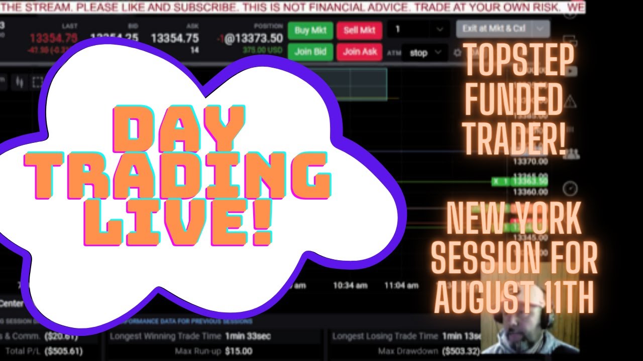 Trading Nasdaq and ES Futures Live! TOPSTEP, APEX, AND BULENOX FUNDED ...