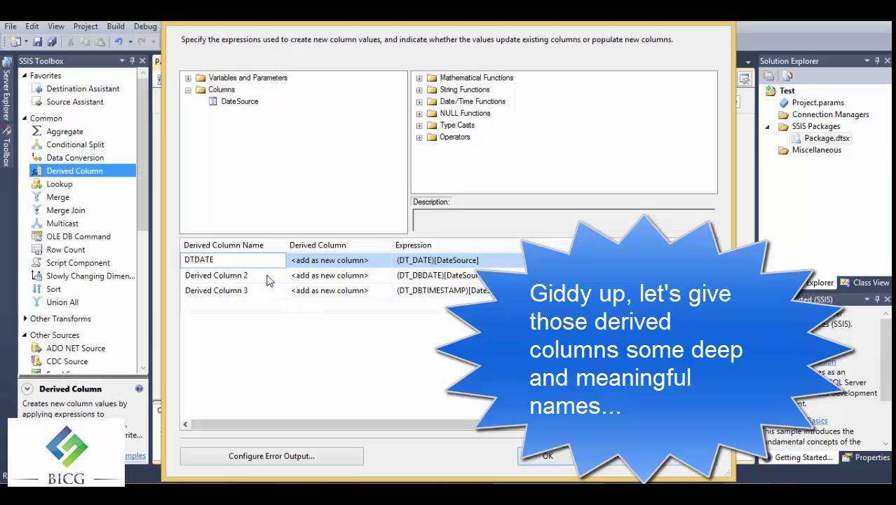 SSIS Difference Between DT_DATE, DT_DBDATE, and DT_DBTIMESTAMP - YouTube